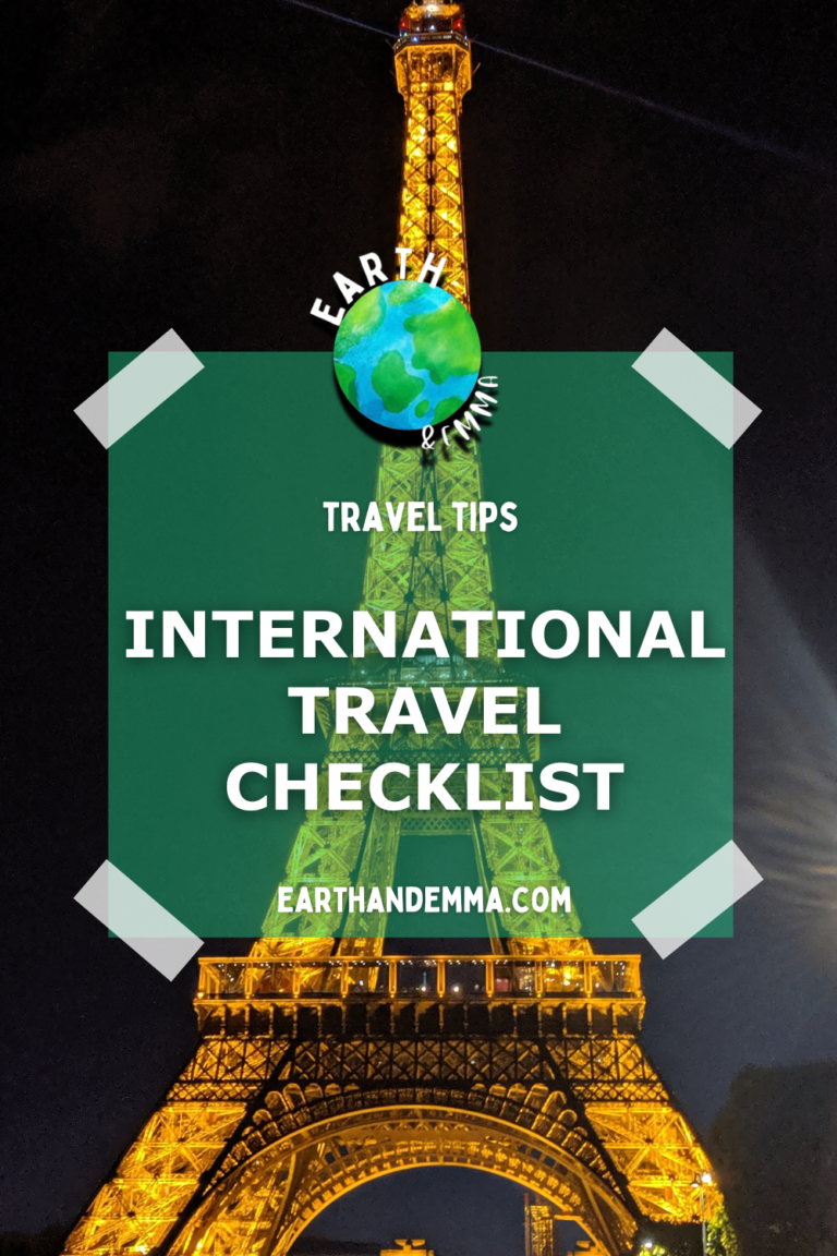 International Travel Checklist: 13 Things to Do Before Traveling Out of ...